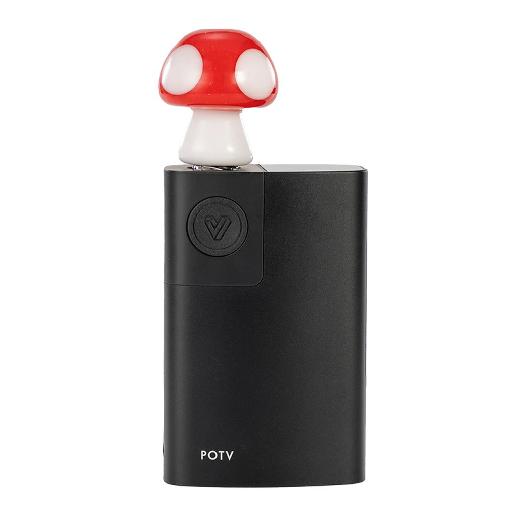 POTV Red & White Mushroom Glass | POTV - Planet of the Vapes (Canada)